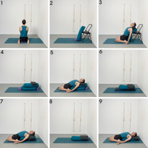 Supta Virasana (Reclining Hero Pose) | Yoga Selection