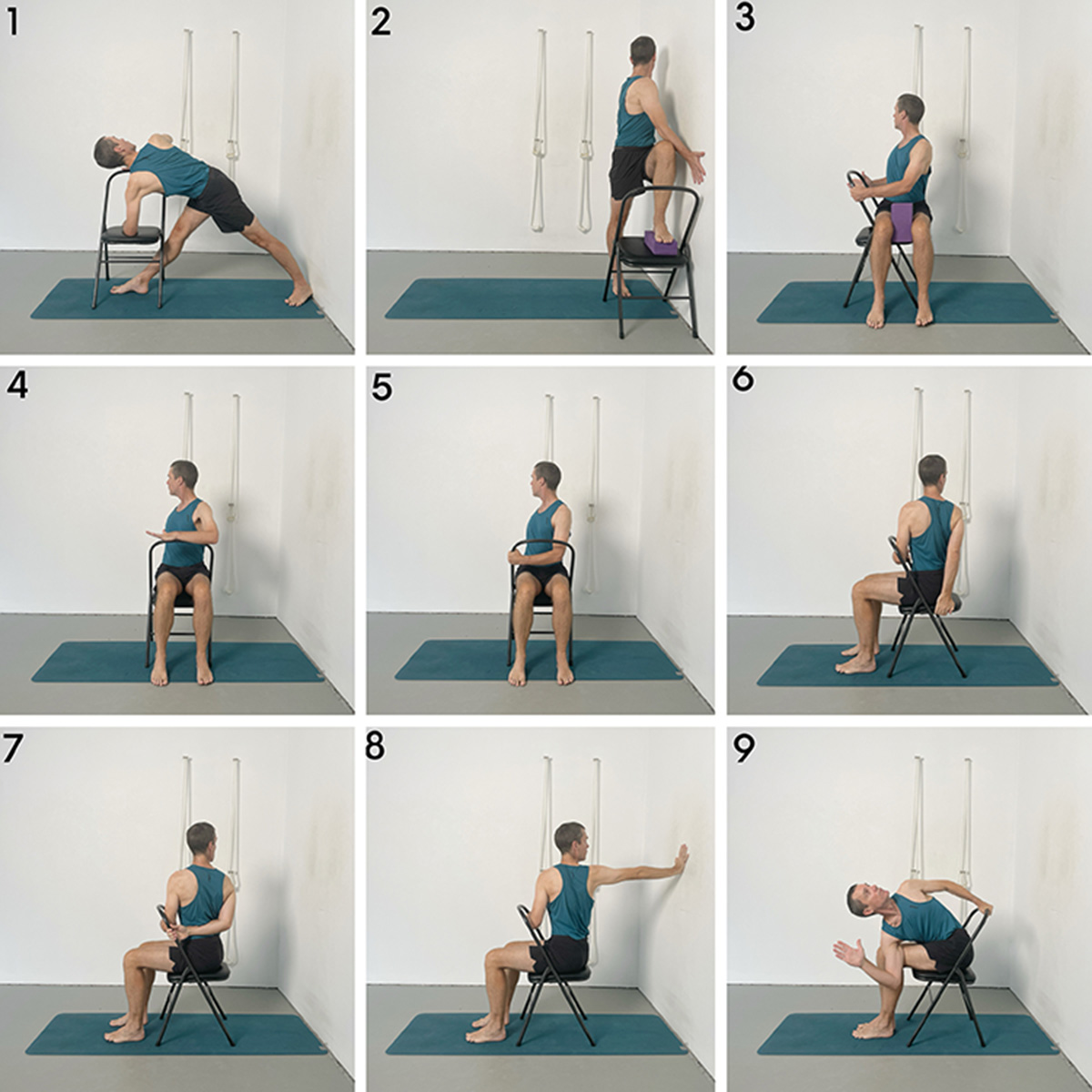 Iyengar Yoga Chair Twists: Realign, Release, and Restore | Yoga Selection