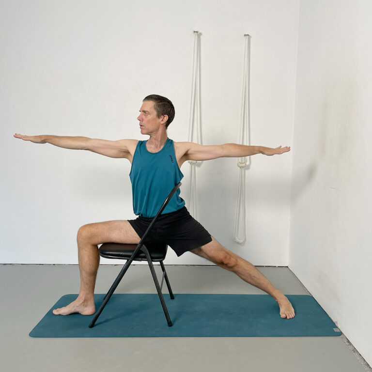 Improve Standing Poses with a Yoga Chair
